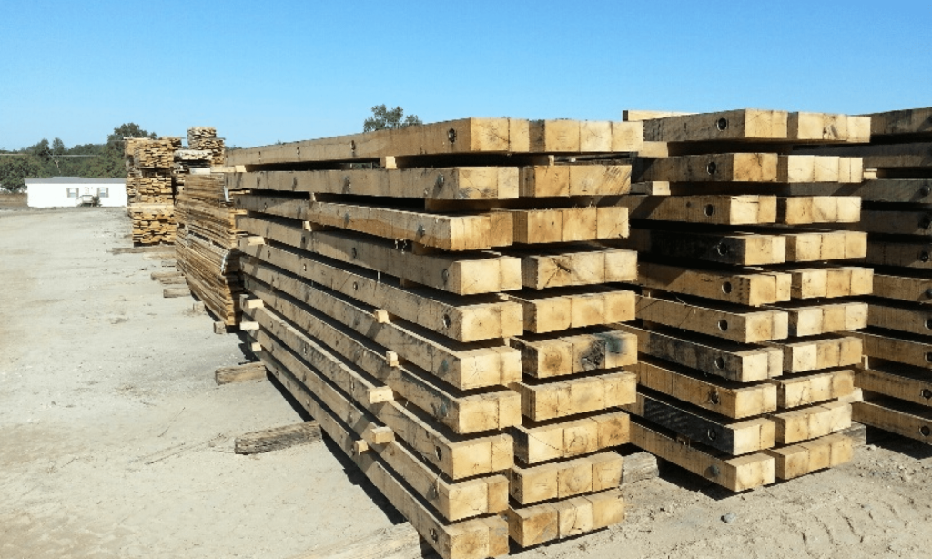 8" Timber & Hardwood Construction Mats | Gulf Coast Mats
