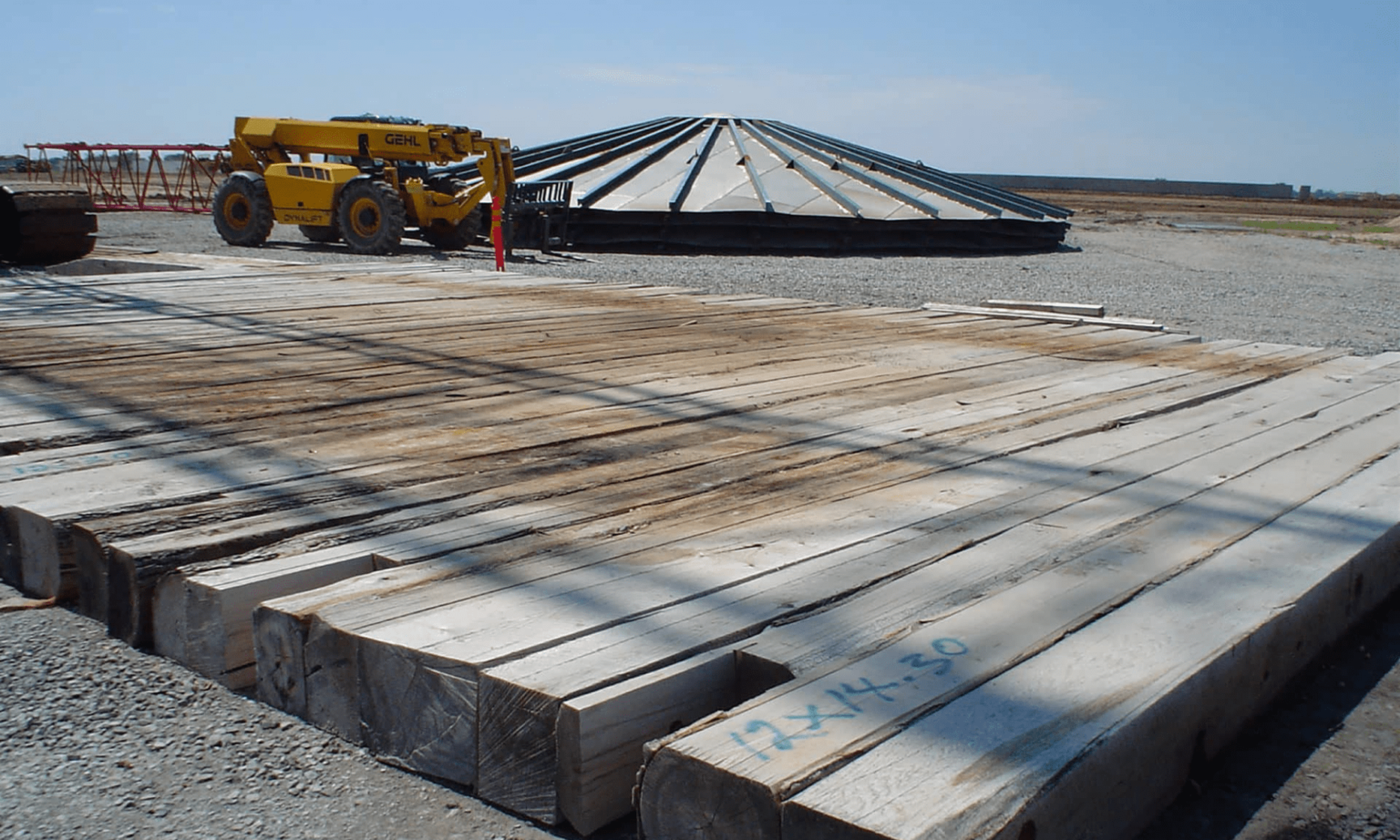 12" Industrial Crane Mats | Gulf Coast Mats
