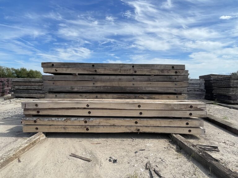 8" Timber & Hardwood Construction Mats | Gulf Coast Mats